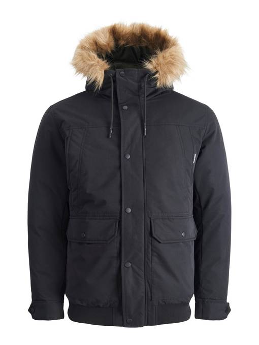 Jack&Jones herr Vinterjacka Winner bomber, svart - Stilettoshop.se webbutik
