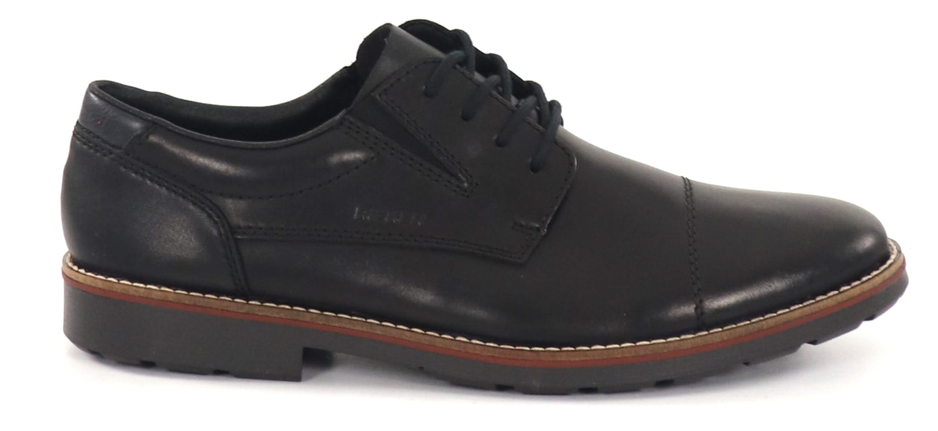 Rieker läder Promenadskor 15320-00 svart - Stilettoshop.se webbutik