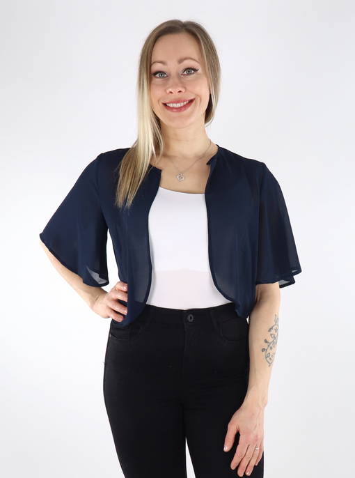 Vila Bolero Ullo 2/4 marin blazer - Stilettoshop.se webbutik