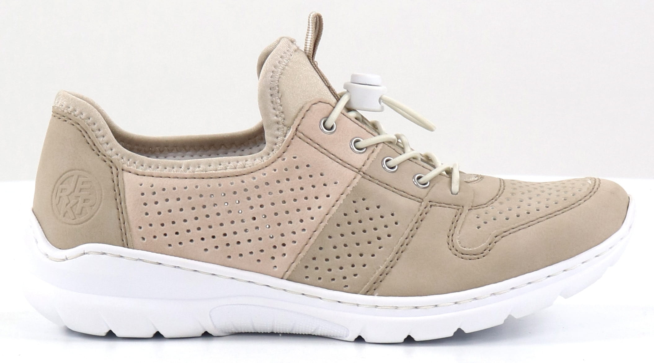 Rieker Promenadskor L3254-62 beige - Stilettoshop.se webbutik