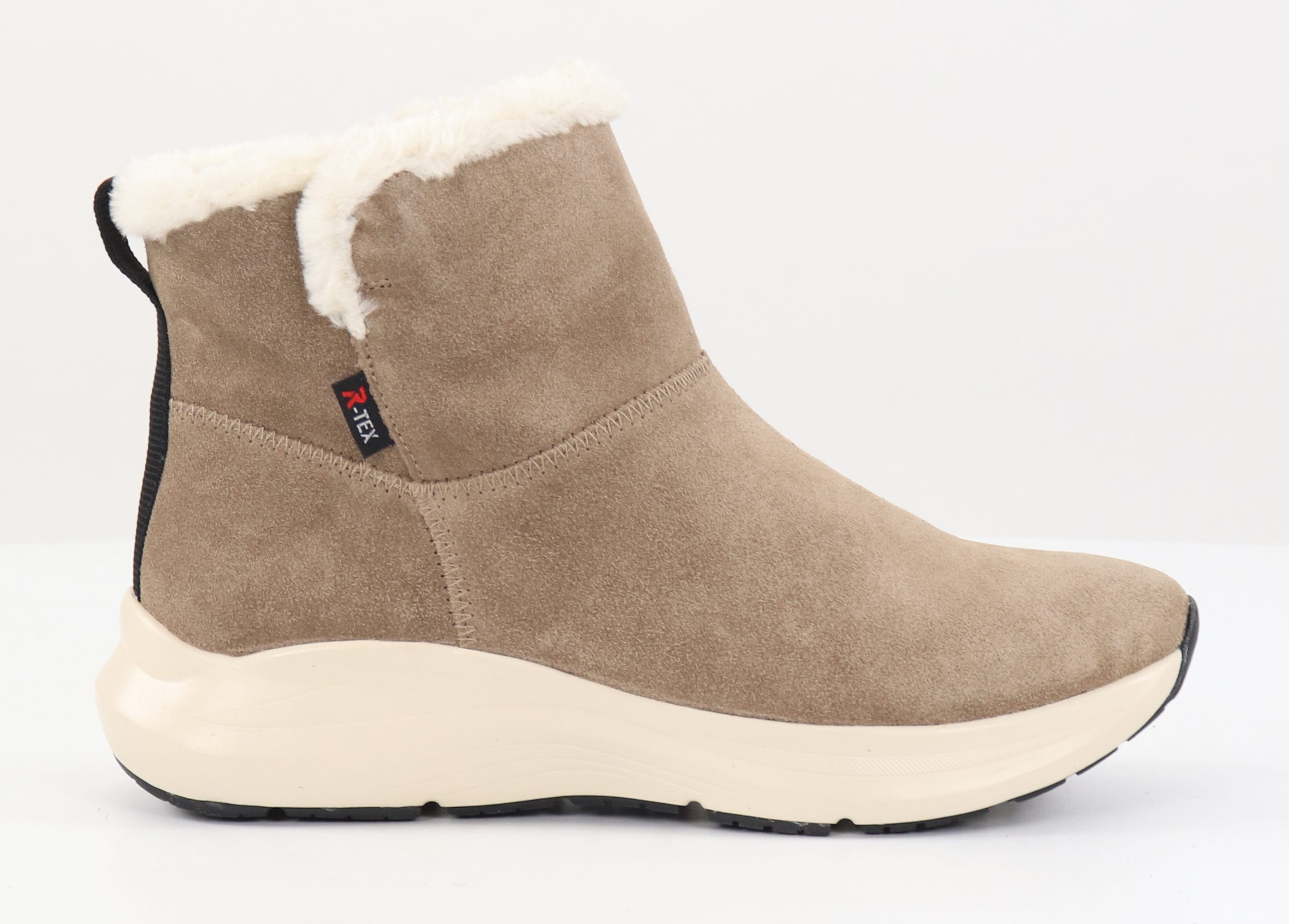 Rieker vattentäta stövlar för dam, mocka 42170-64 beige - Stilettoshop ...